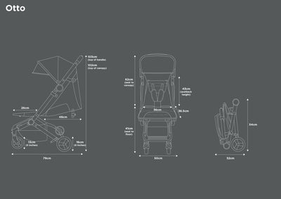 Otto Compact Stroller - Lightweight and Adaptable | Edwards & Co NZ